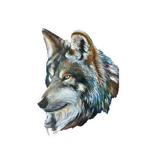 Wolf Sticker, Wolf Decals | Nathan Lucero