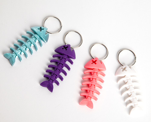 Fish bone keychain | Metzcor