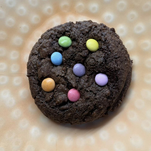 rainbow double chocolate rye cookie | Rye Flour Cookies
