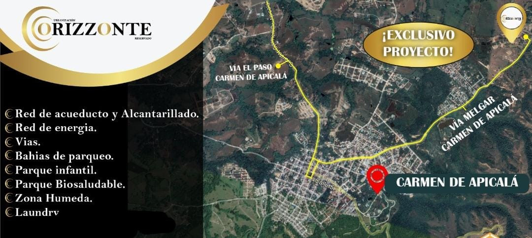Orizzonte reservado | Carmen de Apicalá