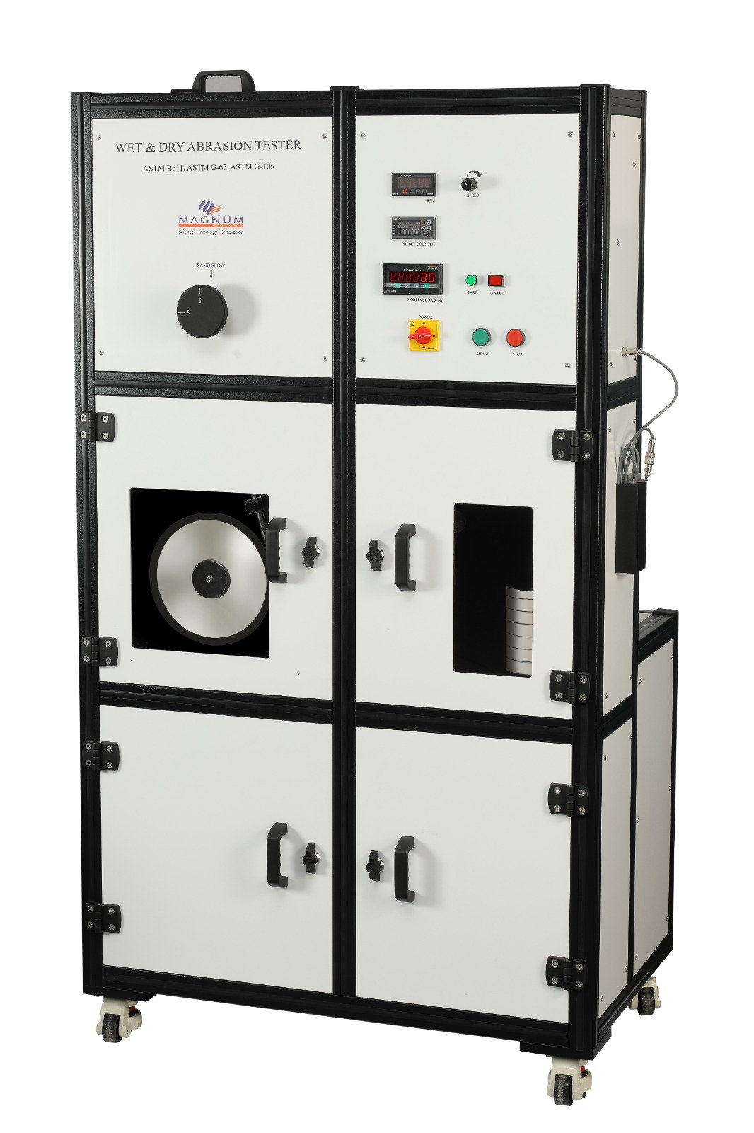 Wet And Dry Wheel Abrasion Tester | Magnum Engineers