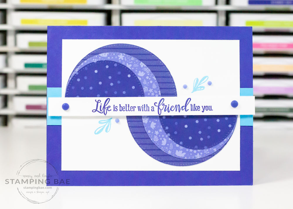Layered Split Circle Card