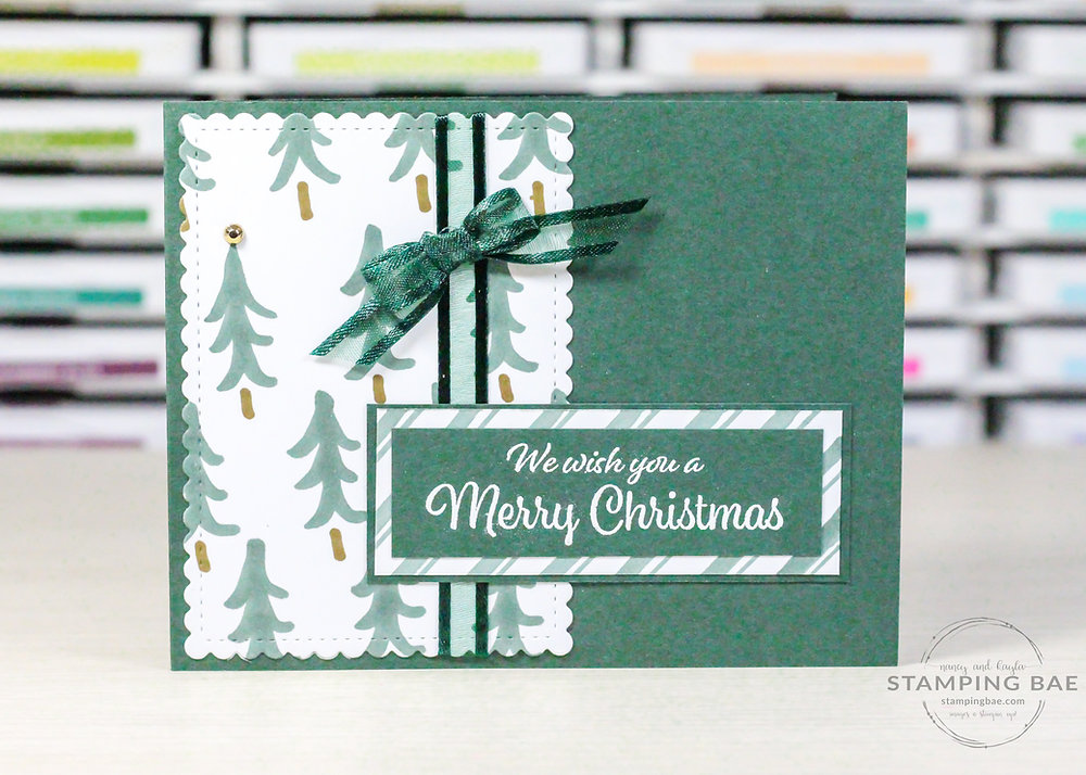 DIY Patterned Paper Christmas Card (MMM)