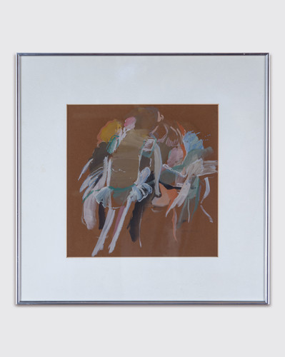 Gouache Abstraction by Ojai Artist Frances Johnson | The Blue Door