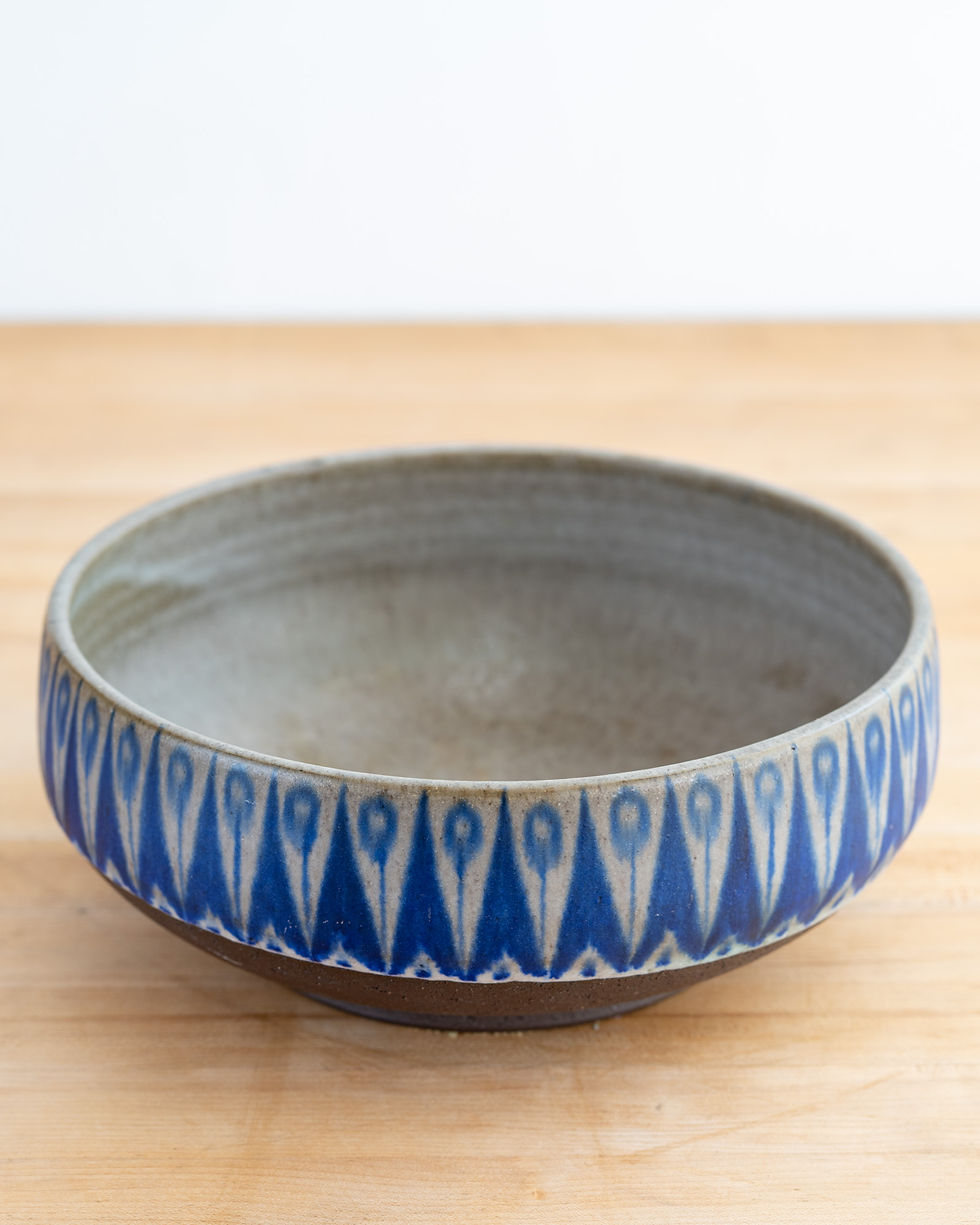 Thomas Toft Danish Modern Pottery Centerpiece Bowl | The Blue Door