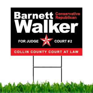 Yard Signs & Stakes 3x3 Ft W Beefy Stakes Inclu | tygerprintonline