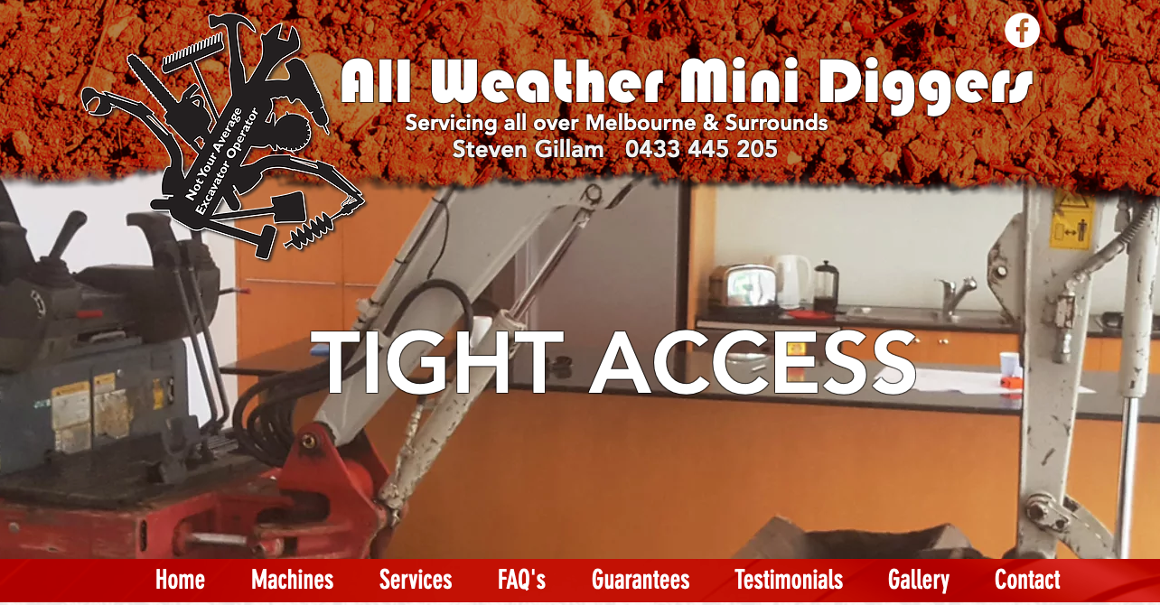 Mini Digger Melbourne | Tight Access Excavation | Retaining Walls ...