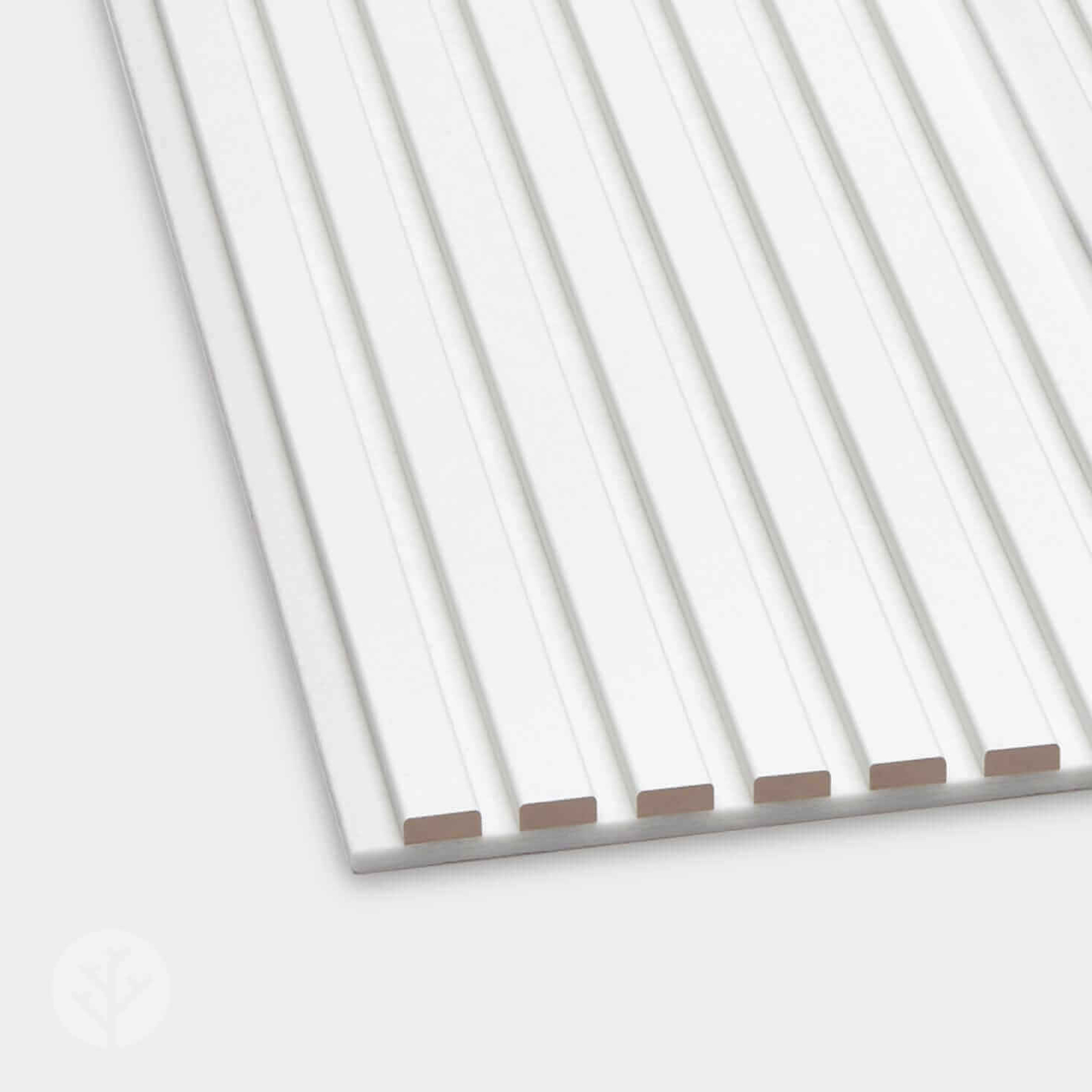 Acupanel White Acoustic Slat Wood Wall Panel | CORSINI