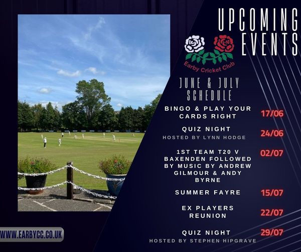 Latest News | Earby Cricket Club