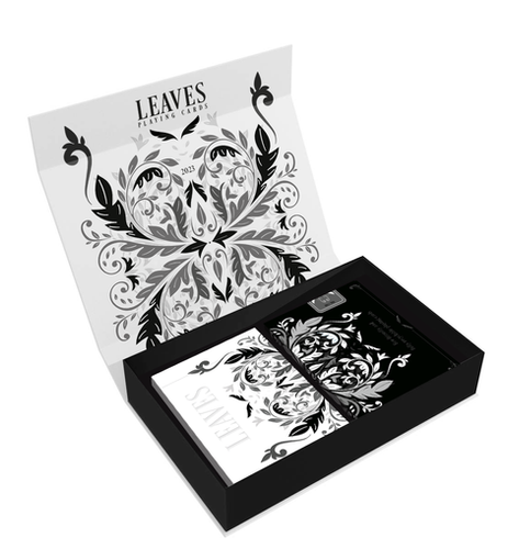 Leaves Playing Cards - Shadow Collector's Box | Card House Company