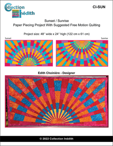 Sunset/Sunrise - Paper Piecing Technique - English version | collection ...