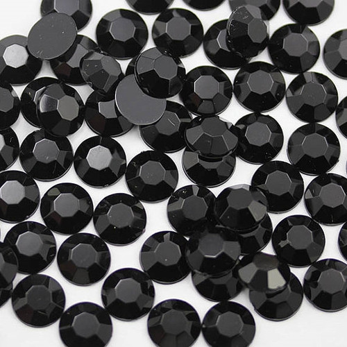 4mm Black Resin Rhinestones Bulk | everythingmelody