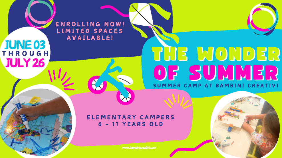 ELEMENTARY SUMMER CAMP 2024 | Bambini Creativi
