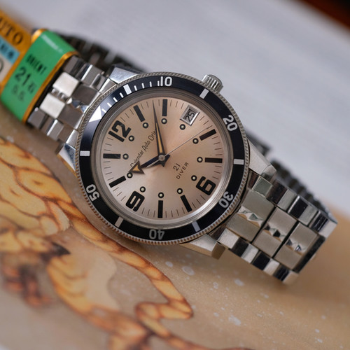 Calendar Auto Orient Diver T-19755 | The Tokei Club