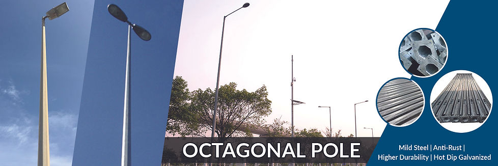 Octagonal Poles | Kasper Engineering | Greater Noida
