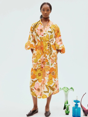 ROBE CHEMISE SILAS ALÉMAIS | MAISON FRANC