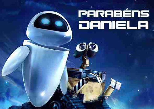 Cartaz A3 Wall-E e Eva 1 | KidsArt