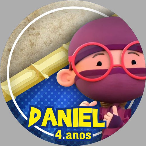 Autocolante 5cm Hello Ninja | KidsArt