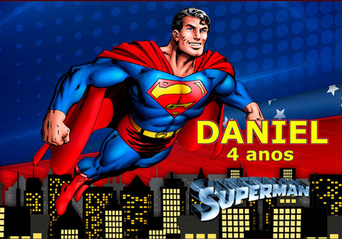 Cartaz A3 Super-Homem 2 | KidsArt