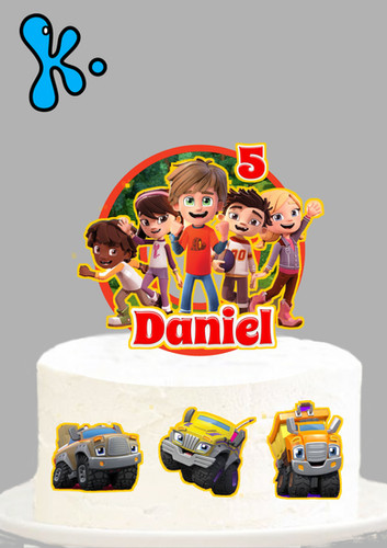 Topo de Bolo Rev e Roll | KidsArt