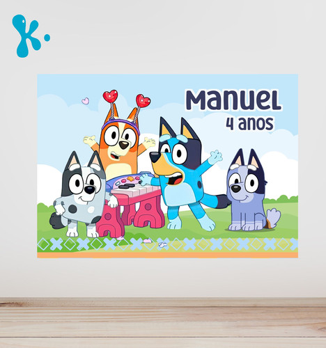Cartaz A3 Bluey | KidsArt