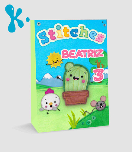 Saco Lembrança Stitches | BabyTV | KidsArt