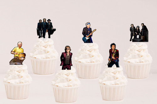 Toppers Recortados Rolling Stones para Festa Rock | KidsArt