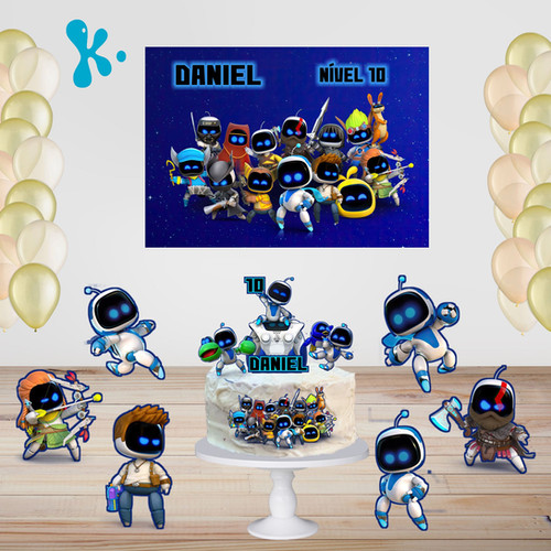 Kit de Festa Básico 1 - Astro Bot PlayStation | KidsArt