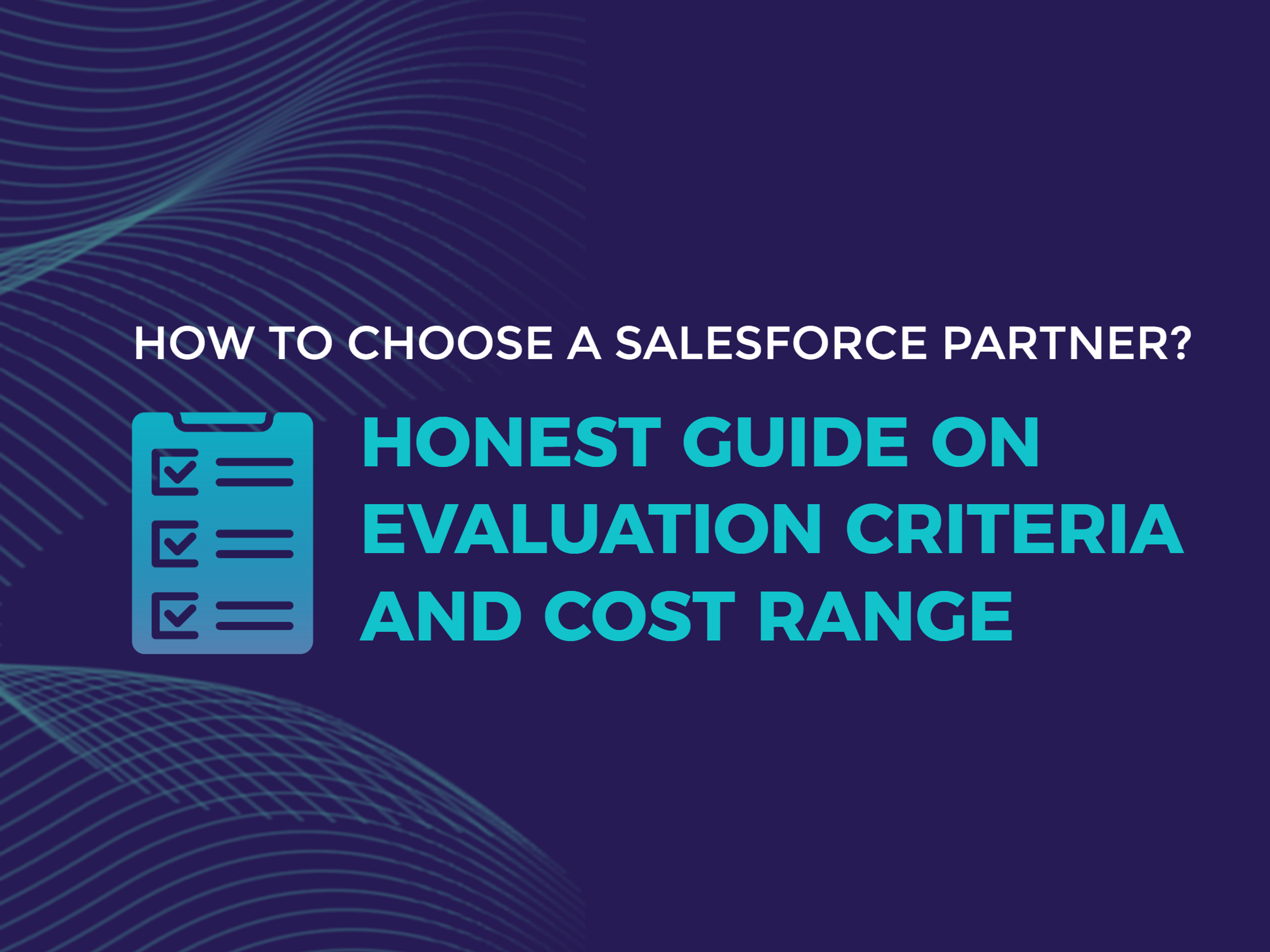 How to find a Salesforce partner: guide on evaluation criteria and cost ...