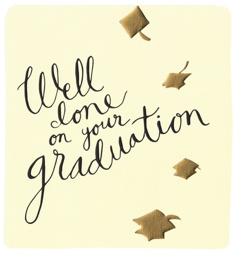 Caroline Gardner Karte "Well done on your graduation" | GrussWerk