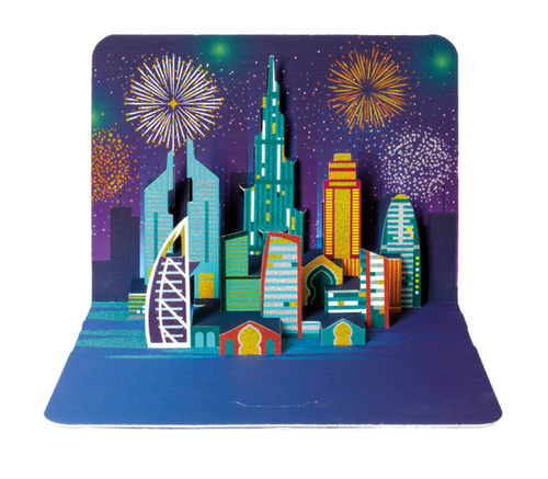 Pop up Karte "Dubai" | GrussWerk