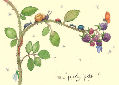 Karte "A prickly path" von Two Bad Mice | GrussWerk
