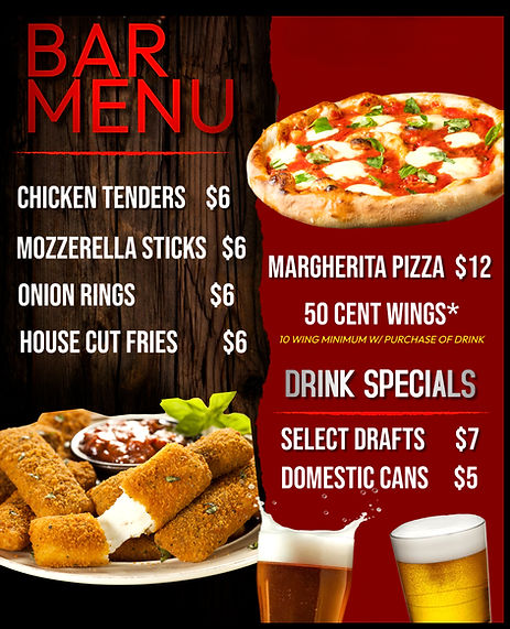 Menu | Slopes Restaurant