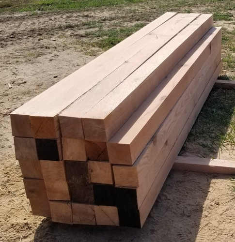 4" x 4" x 8' Oak Posts | Mayberry Run Farms