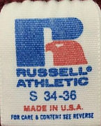 RUSSELL ATHLETIC 年代順タグ一覧 | 古着年代判別.com