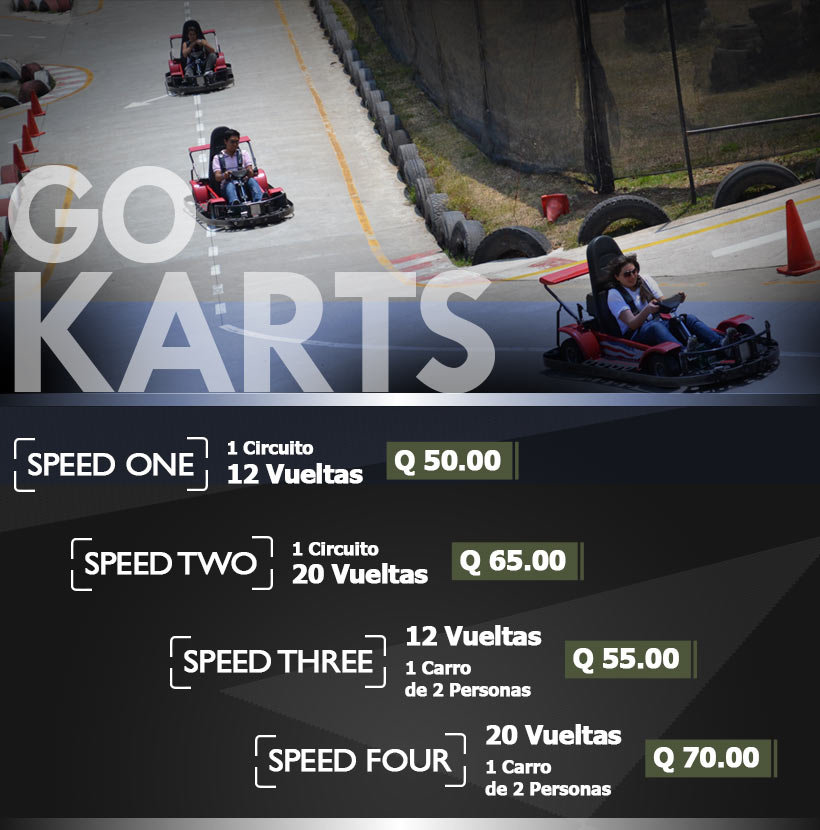 paquetes go-kart
