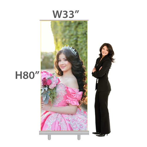 33x80 Retractable Print Banner and Stands | mysite