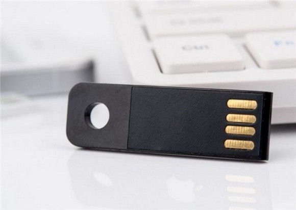 Mini Slim USB Stick Schwarz 16GB | usb-germany