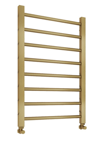 Stoke Brushed Brass Ladder Rail - 800x500mm