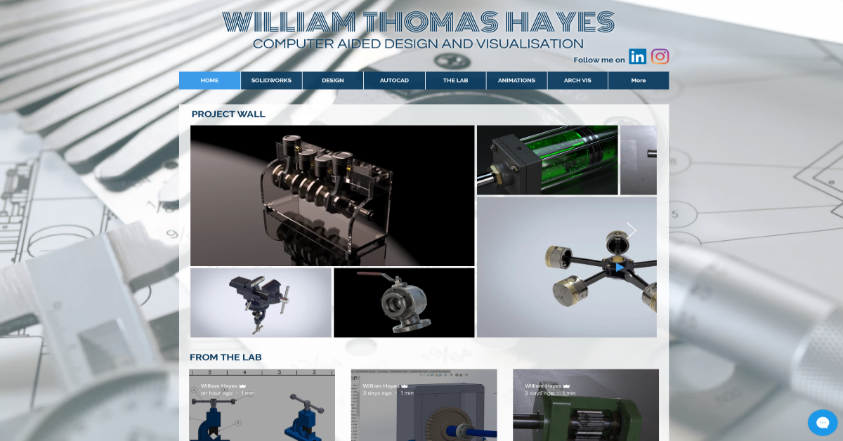 William T Hayes 3D CAD Design and Visualisation