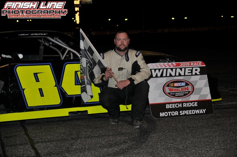 Matt Dow Scores Exciting Victory at Beech Ridge Motor Speedway