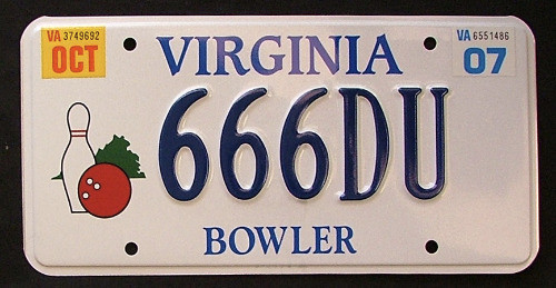 Virginia BOWLER 666DU | Plate Barn