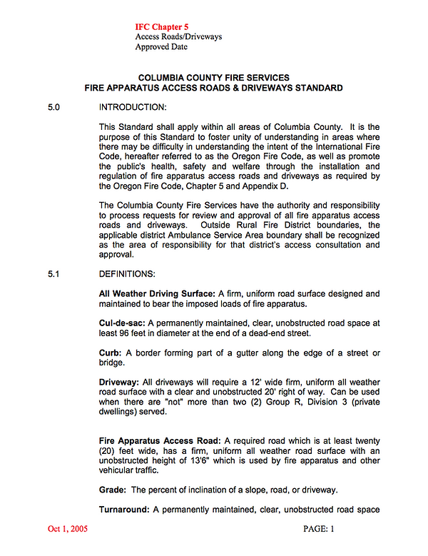 DRIVEWAY/ADDRESS | ccfiremarshal