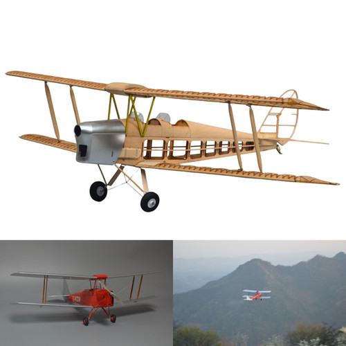 DH.82 Tiger Moth wooden kit, 750 mm wingspan, 1:12 scale, available now ...