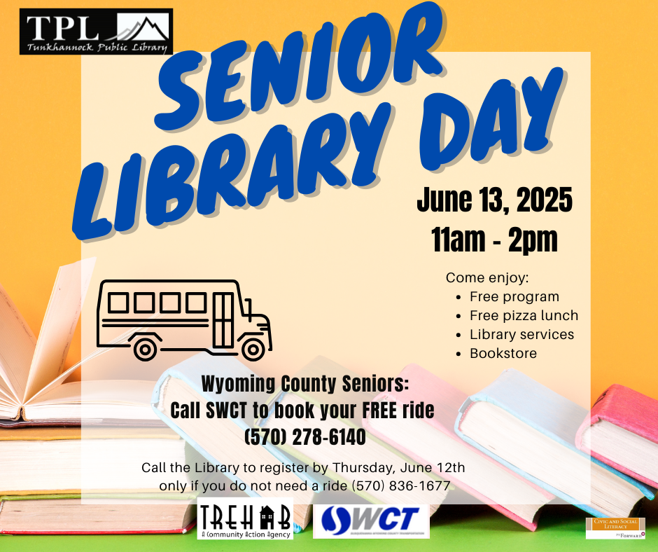 Adult Community Activites | PA | Tunkhannock Public Library