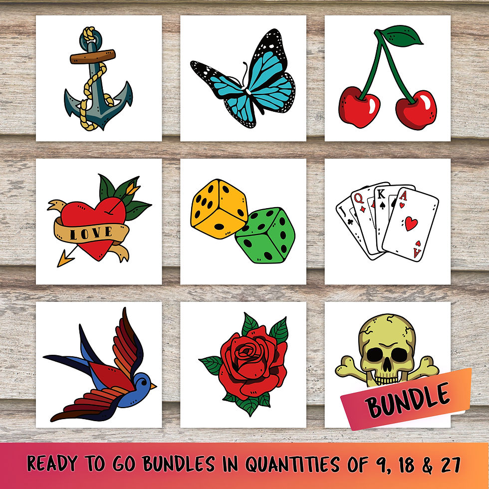 Temporary Mens Tattoos | Mi Ink Tattoos