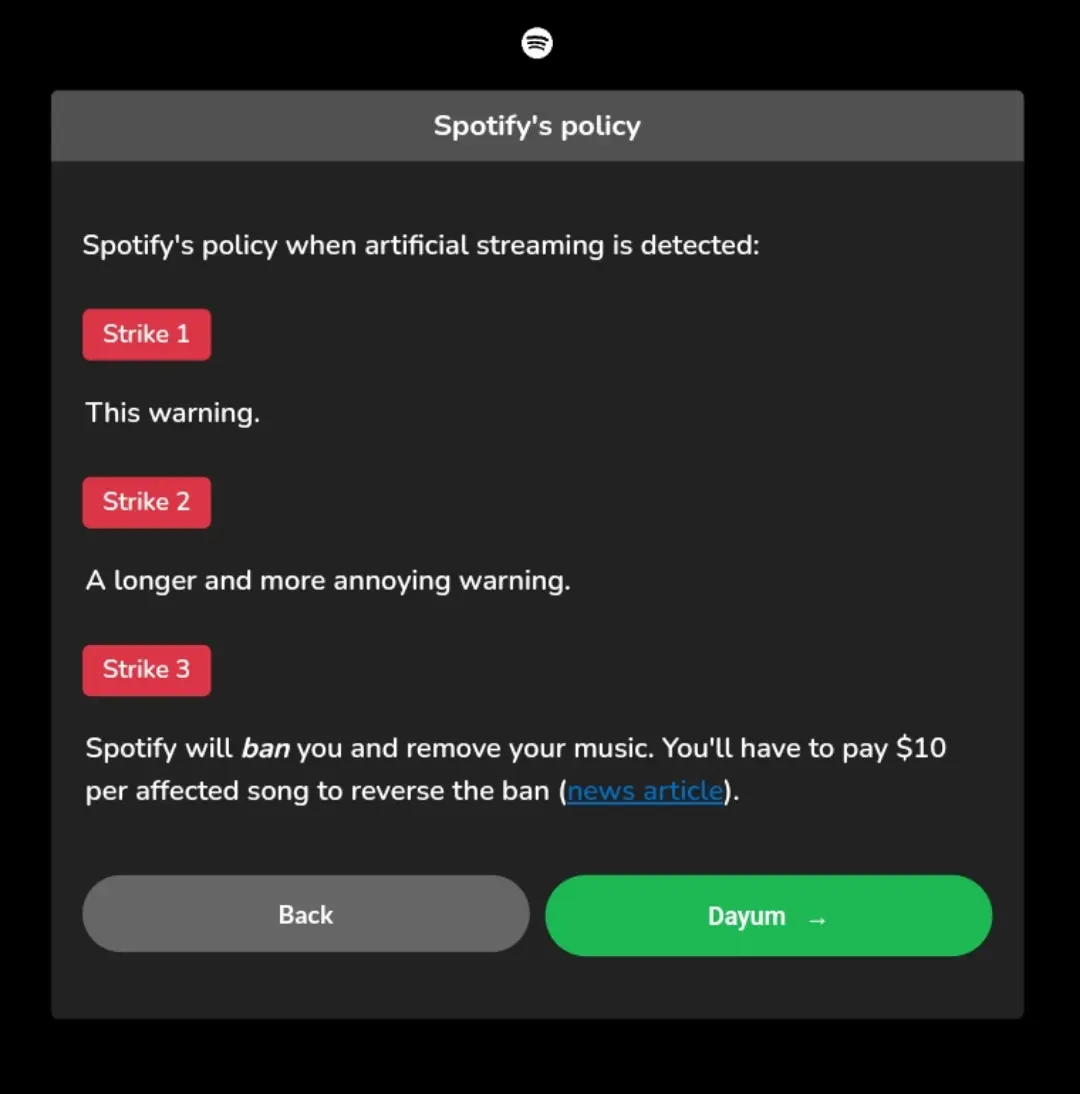 Spotify Bot Detector