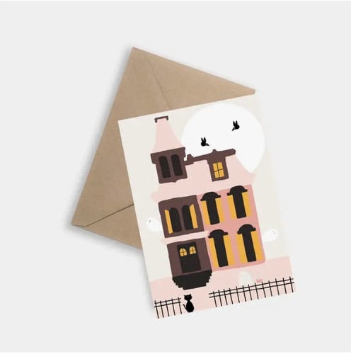 La Maison Hantée (the Haunted House) Card | Mitzi's Sonoma
