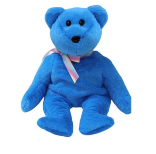 Teddy II: Ty Blue Bear 30th Anniversary Series IV Limited Release ...