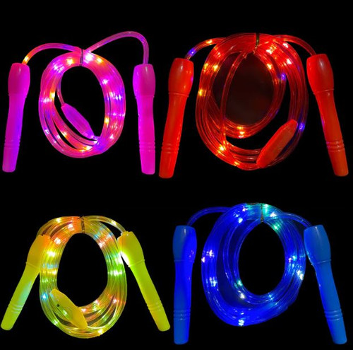 Light Up Jumprope 1 Pc Skipping Flashing LED Lights Exercise for Kids ...